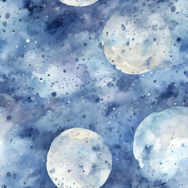 Download Watercolor Painting of Three Moons Patterns Online - Creative ...