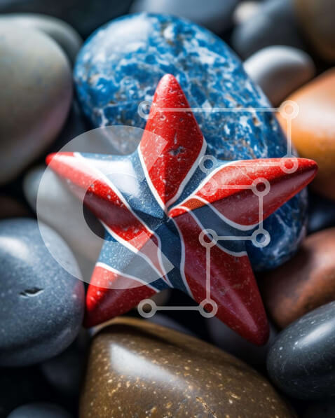 Download Star-Shaped Rock Among Assorted Rocks Stockphotos Online ...