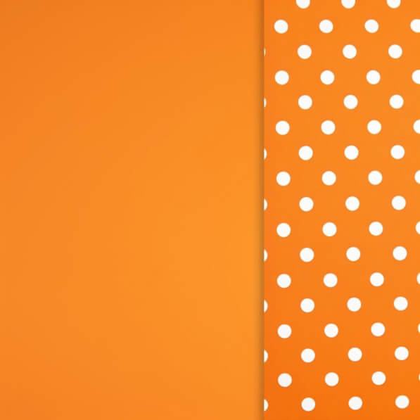 Download Orange and White Polka Dot Pattern on Orange Background ...