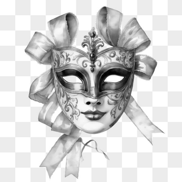 Download Black and White Venetian Mask Drawing Sketches Online ...