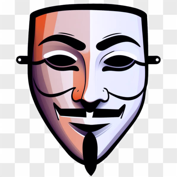 Download V for Vendetta Mask PNGs Online - Creative Fabrica