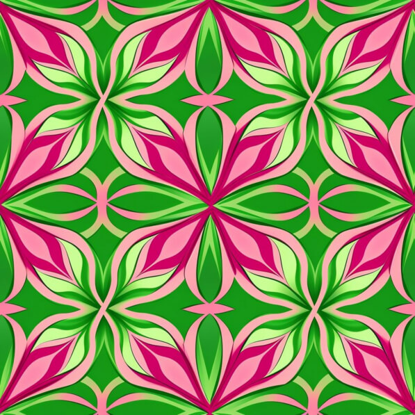 Download Abstract Green and Pink Floral Pattern Patterns Online ...