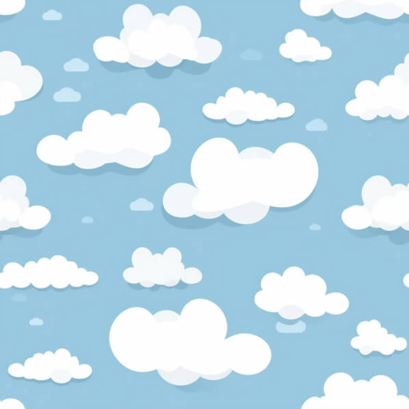 Download Seamless Pattern of White and Blue Clouds Patterns Online ...
