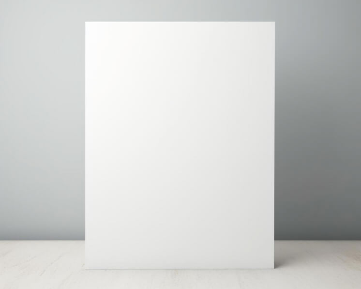 Download Blank White Poster on Wooden Table Background Mockups Online ...