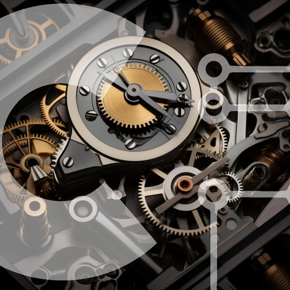 Detailed View of a Mechanical Watch with Gears and Cogs stock photo ...