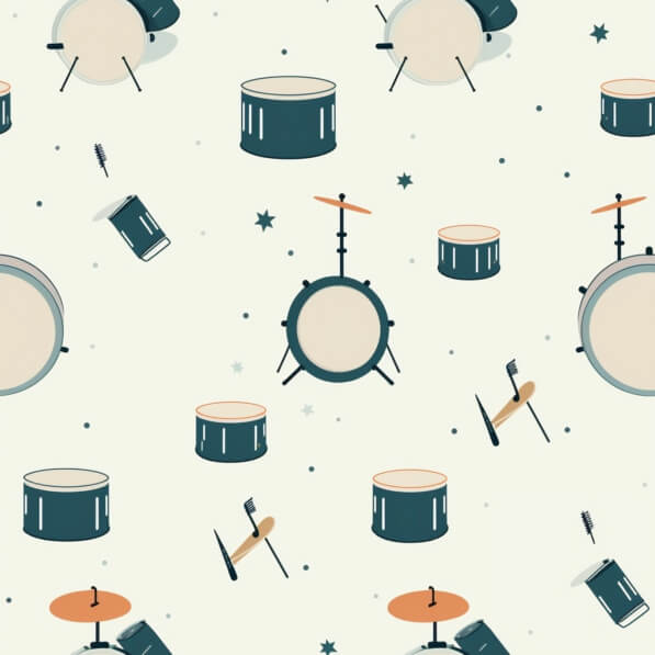 Download Seamless Musical Instrument Pattern Patterns Online - Creative ...