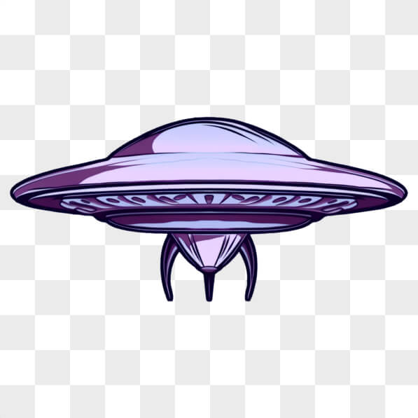 Download Alien Spaceship in Purple with "UFO" PNGs Online - Creative ...