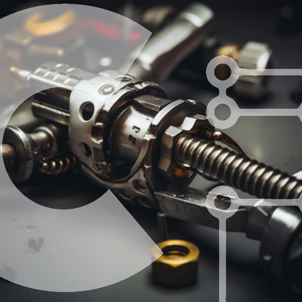 Industrial Screws, Nuts, and Bolts Arrangement stock photo | Creative ...