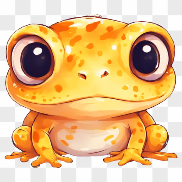 Scarica Illustrazione di una rana cartone animato Kawaii Kawaii Online ...