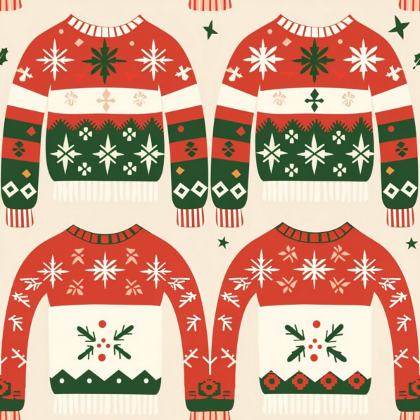 Download Colorful Sweater Pattern with Snowflakes Patterns Online ...