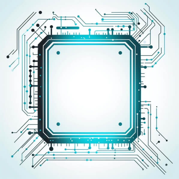 Download Electronic Circuit Board with Central Square Backgrounds ...