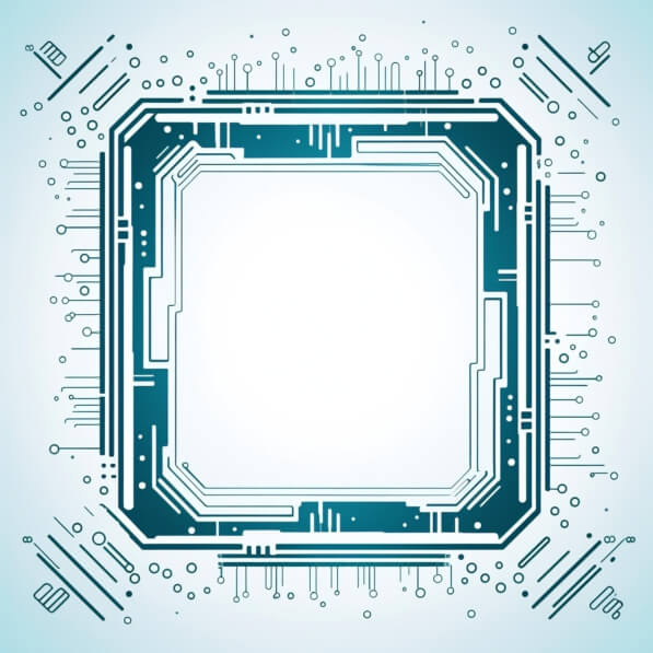 Download Electronic Circuit Board on Blue Background Backgrounds Online ...