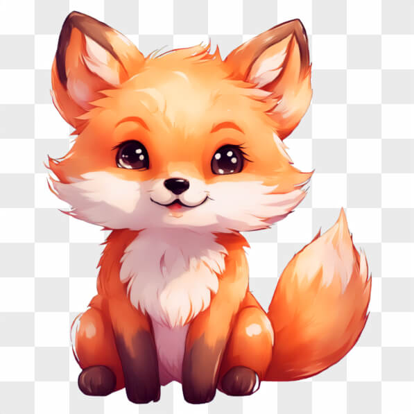 Download Kawaii Fox: Small Orange Fox Looking Up at Camera Kawaii ...