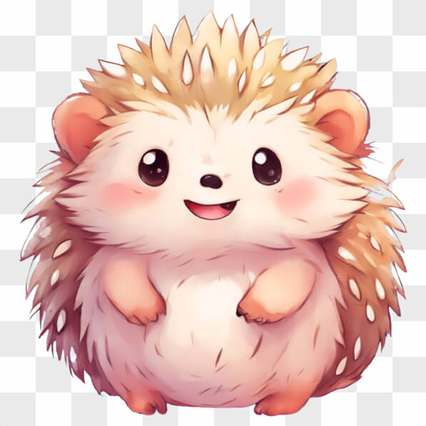 Descarga Erizo Kawaii de 'Día del Erizo' Kawaii En Línea - Creative Fabrica