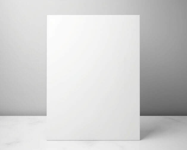 Download Blank White Poster Mock-Up on Gray Background Mockups Online ...