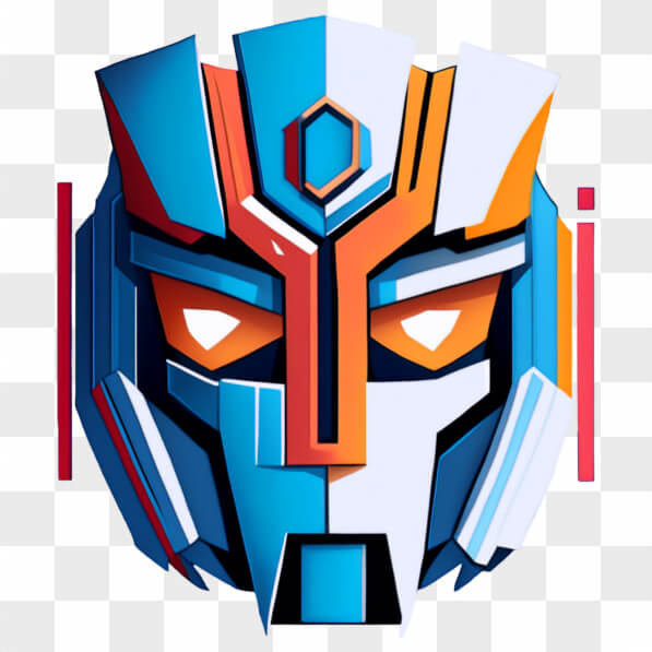 Download Robot Mask from Transformers Series PNGs Online - Creative Fabrica