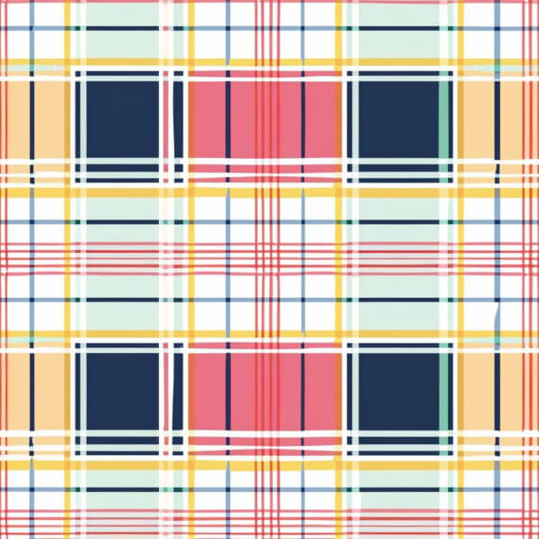 Descarga Patrón de cuadros colorido en tela por Julia McFly Patterns En ...