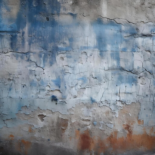 Download Deteriorating Wall with Peeling Paint and Orange Bird ...