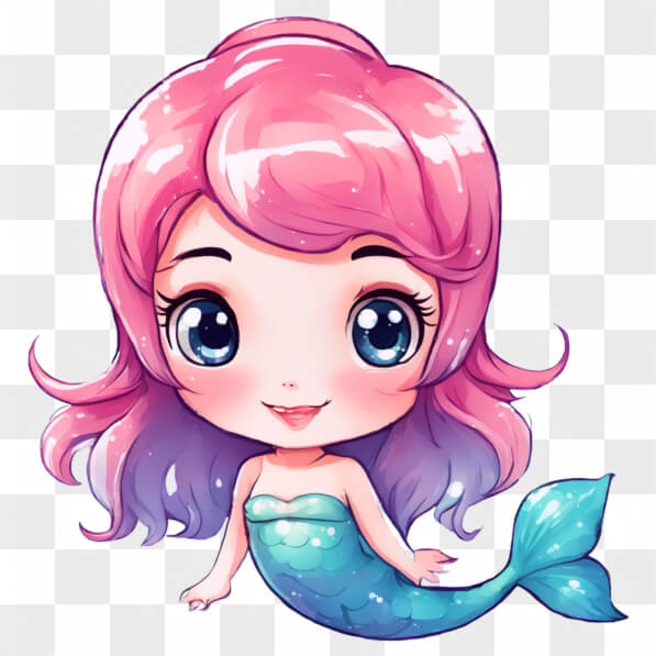 Scarica Icona Sirena Cartone Animato Kawaii Kawaii Online - Creative ...