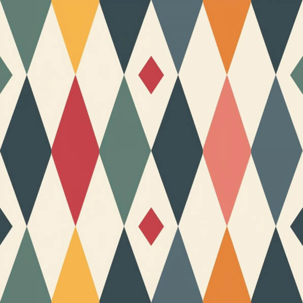 Download Colorful Argyle Pattern with Diamonds and Triangles Patterns ...