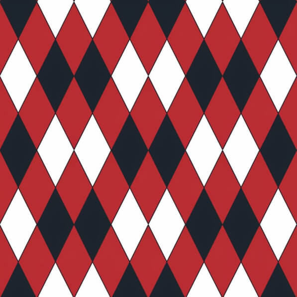 Download Red and Black Argyle Pattern on White Background Patterns ...
