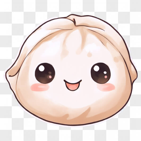 Download Kawaii Dumpling Cartoon Character Kawaii Online - Creative Fabrica