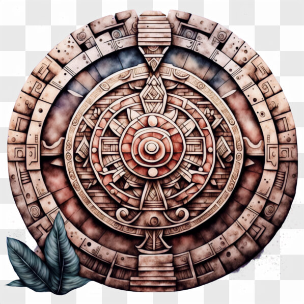 Download Aztec-Inspired Circular Design PNGs Online - Creative Fabrica