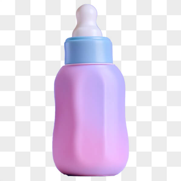 Descarga Biberón Rosa y Azul PNGs En Línea - Creative Fabrica