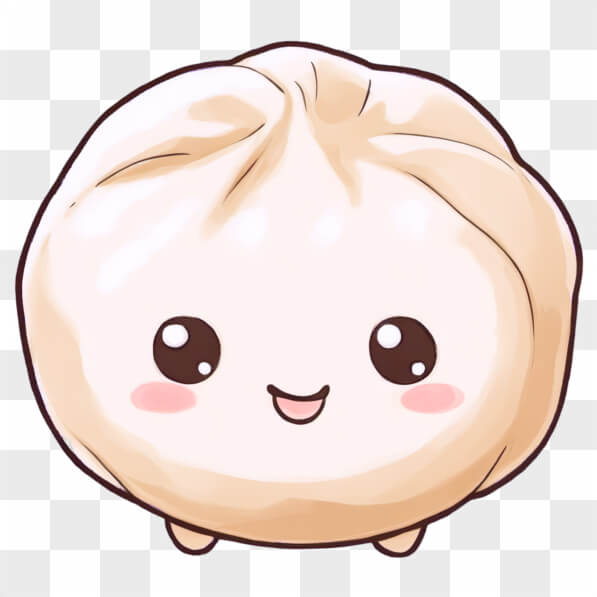 Download Kawaii Smiling Dumpling Kawaii Online - Creative Fabrica