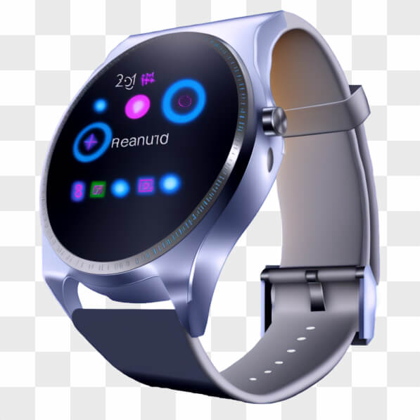 Smartwatch, die Uhrzeit und Datum anzeigt PNGs online herunterladen ...