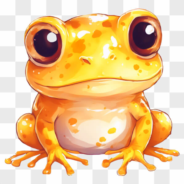 Download Kawaii Yellow Frog and Teddy Bear Illustration Kawaii Online ...