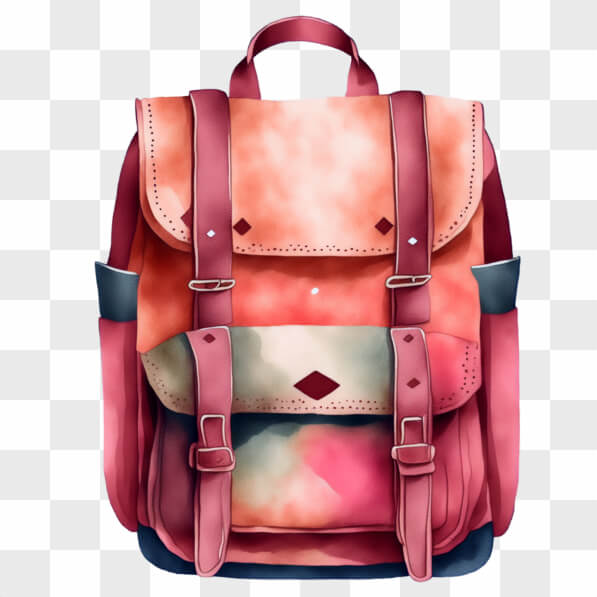 Download Colorful Travel Backpack PNGs Online - Creative Fabrica