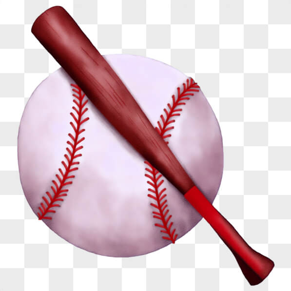 Download Baseball Bat and Ball PNGs Online - Creative Fabrica