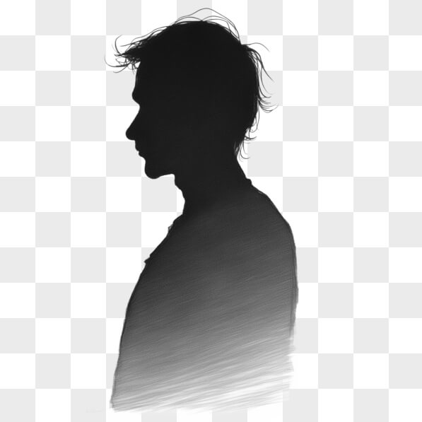 Download Silhouette of a Man Facing Away Sketches Online - Creative Fabrica