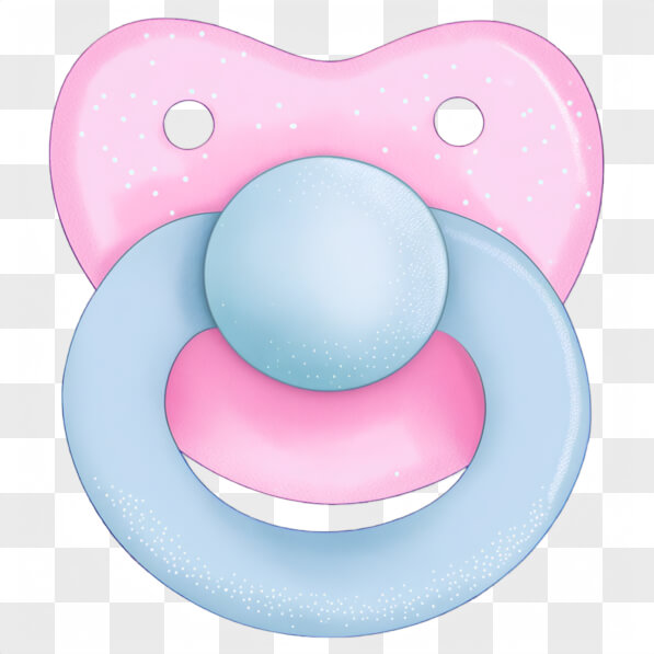 Download Pink and Blue Pacifier PNGs Online - Creative Fabrica