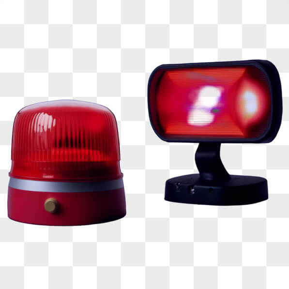 Download Red Emergency Lights PNGs Online - Creative Fabrica