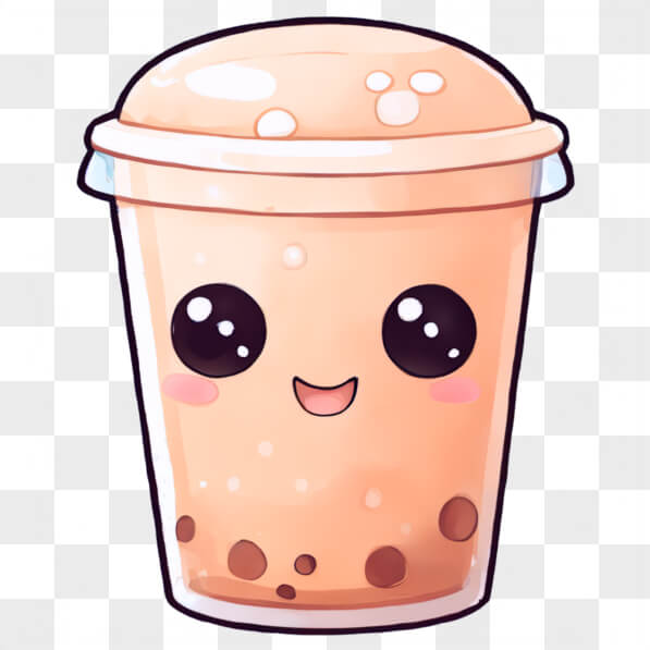Download Kawaii Bubble Tea: Cute Cartoon Faces Kawaii Online - Creative ...