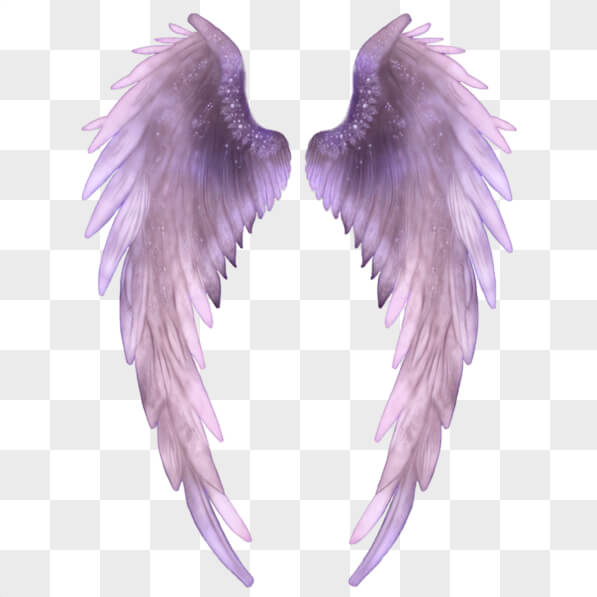 Download Purple Angel Wings on Black Background PNGs Online - Creative ...