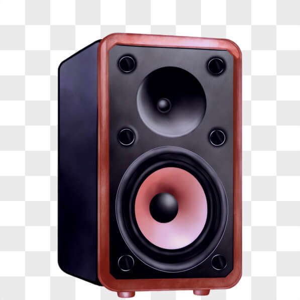 Download Black Speaker with Pink Speakers PNGs Online - Creative Fabrica