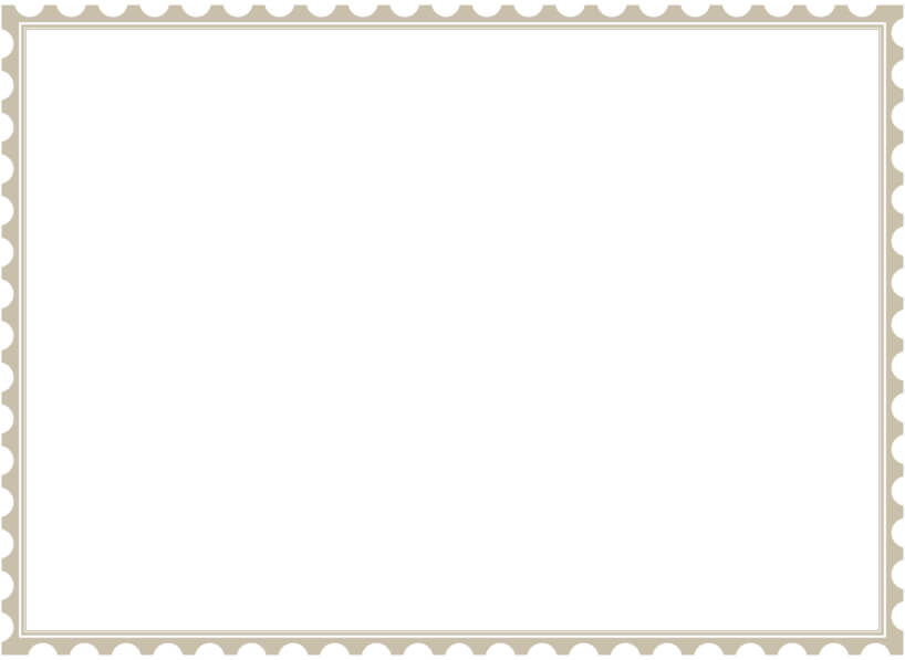 Download Empty Postage Stamp Frame on White Background Frames Online ...