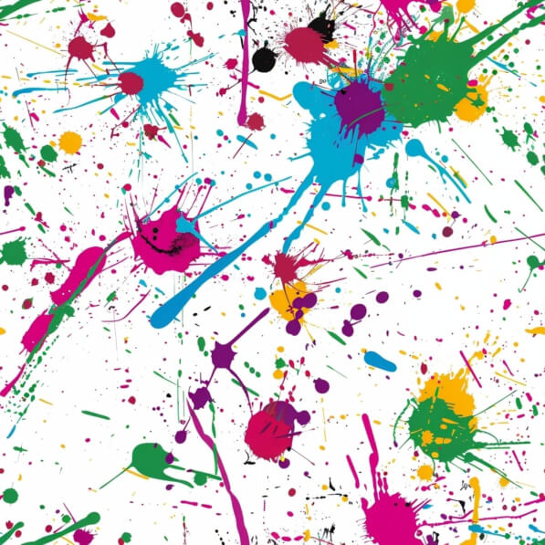 Download Colorful Paint Splatter Pattern on White Background Patterns ...