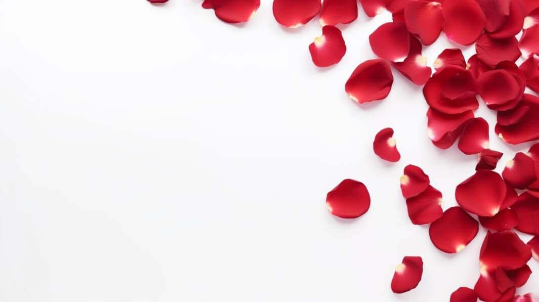 Download Red Rose Petals on White Background Backgrounds Online ...