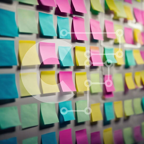 Colorful Post-it Notes for Organization and Communication stock photo ...