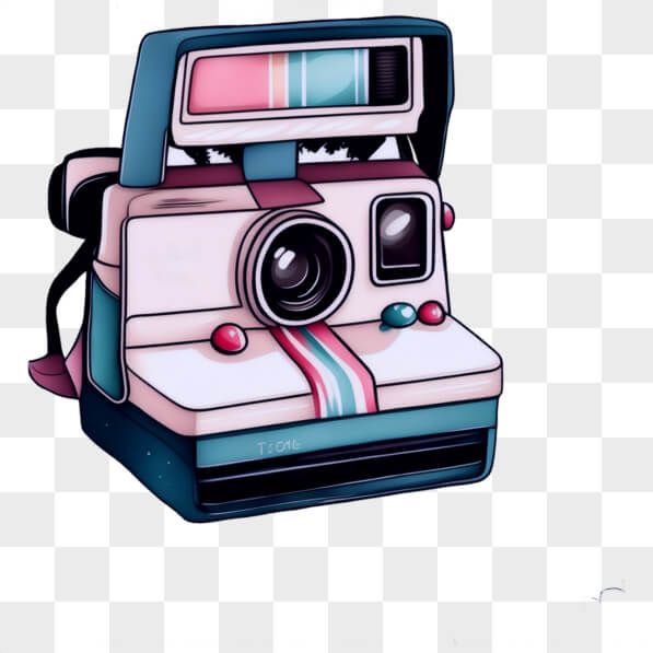 Download Colorful Retro Polaroid Camera PNGs Online - Creative Fabrica