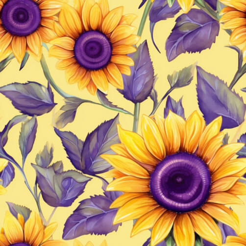 Download Seamless Sunflower Pattern for Wallpaper and Decoration ...