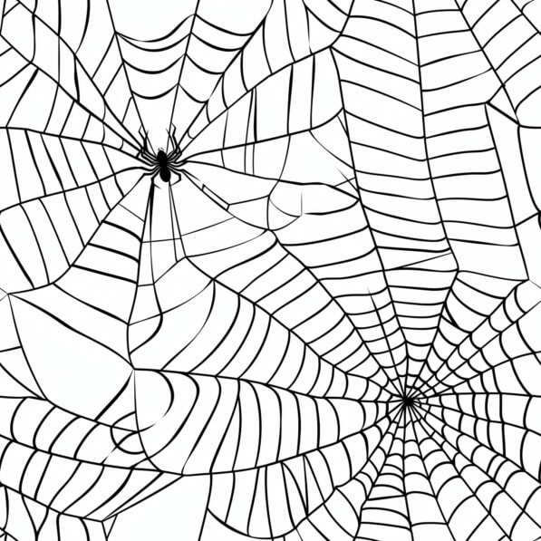 Download Spider Web and Spiders for Halloween Crafts and Decor Patterns ...
