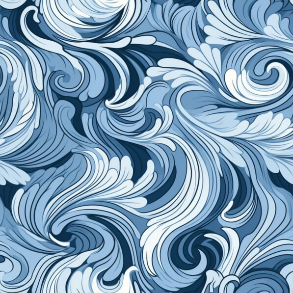 Download Blue and White Abstract Pattern with Swirls Patterns Online ...