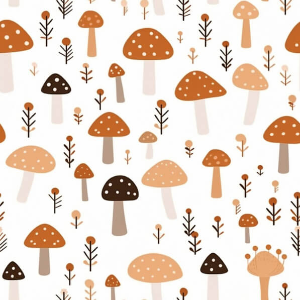 Download Colorful Mushroom Pattern for Decor Patterns Online - Creative ...