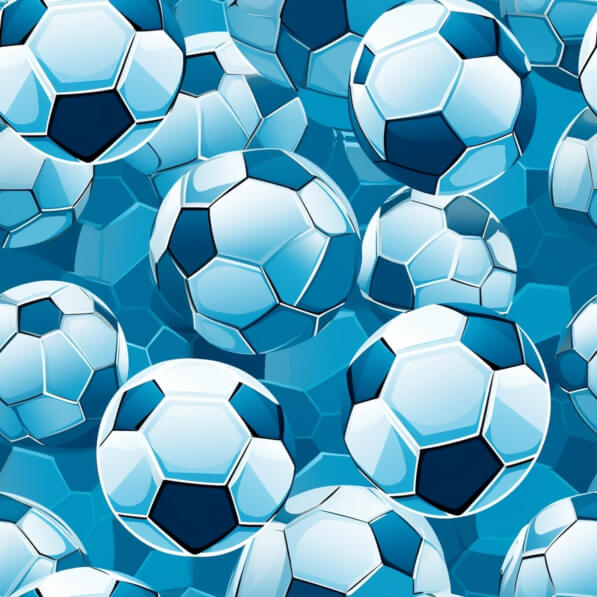 Download Blue and White Soccer Balls Seamless Pattern Patterns Online ...