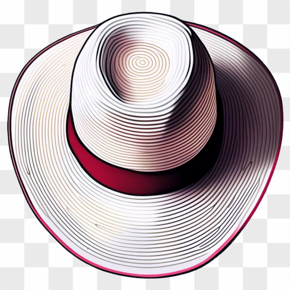 Download Vintage White and Red Fedora Hat PNGs Online - Creative Fabrica